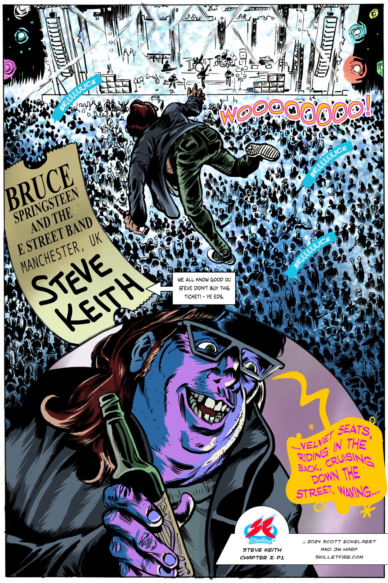 Steve Keith meets The Boss! – Skilletfire Studios